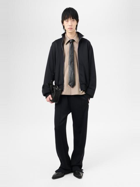 Our Legacy Mob Jacket Prime Black True Track Jersey | REVERSIBLE