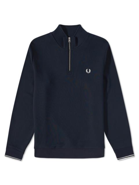 Fred Perry Fred Perry Quarter Zip Sweat | REVERSIBLE