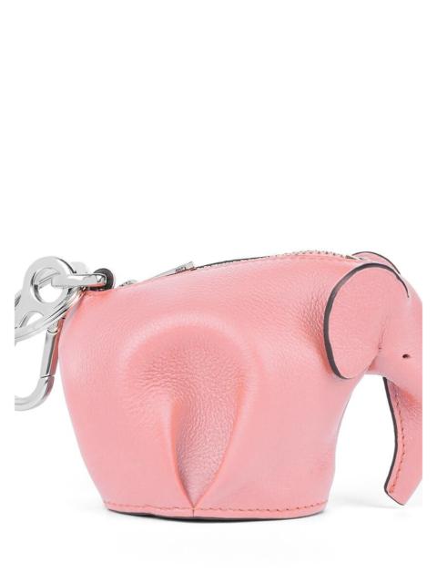 Loewe Elephant charm in classic calfskin | REVERSIBLE