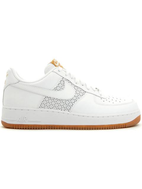 Nike Nike Air Force 1 Low Perforated Sidepanels White Gum | REVERSIBLE