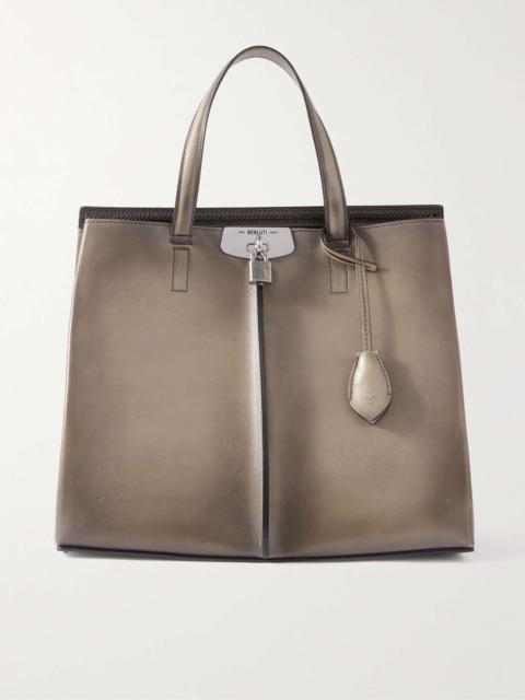 Berluti Luti 38 Venezia Leather Tote | REVERSIBLE