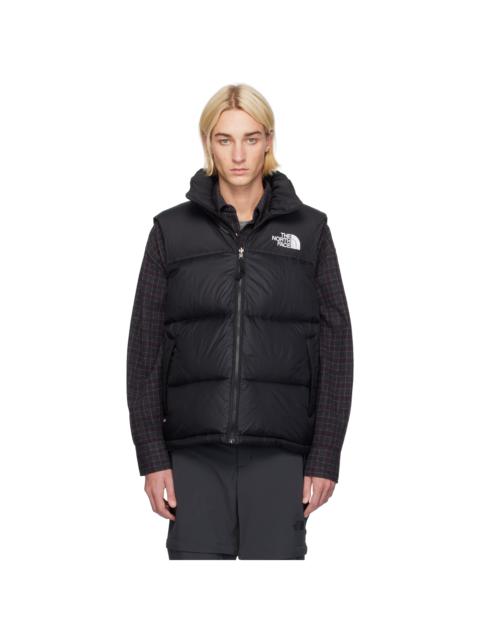 The North Face Black 1996 Retro Nuptse Down Vest | REVERSIBLE