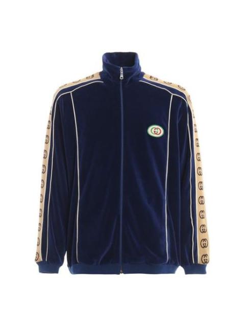 GUCCI Gucci Chenille Oversize Jacket 'Dark Blue' 575583-XJA6U-4541 ...