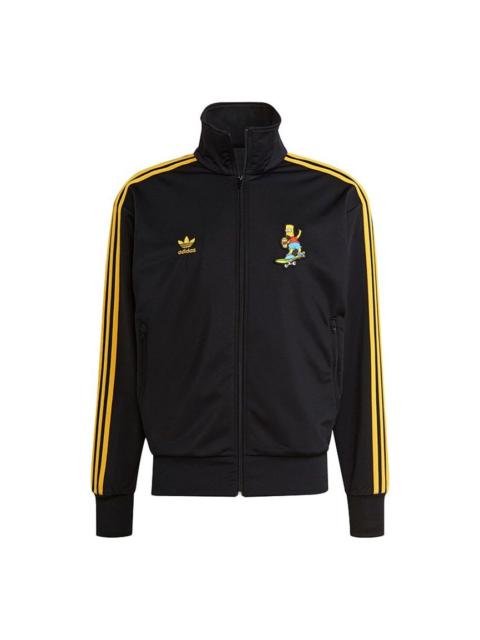 adidas Men's adidas originals x The Simpsons Sports Stand Collar Logo ...