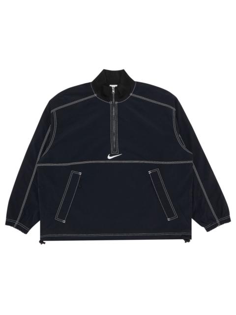 Supreme Supreme x Nike Ripstop Pullover 'Black' | REVERSIBLE