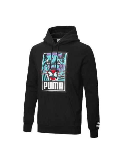 PUMA PUMA Claw Pack Hoodie 'Black White Blue' 596632-01 | REVERSIBLE