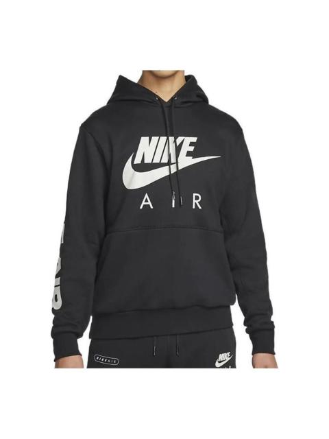 Nike Nike Alphabet Kangaroo Hoodie Men's Black DM5203-010 | REVERSIBLE
