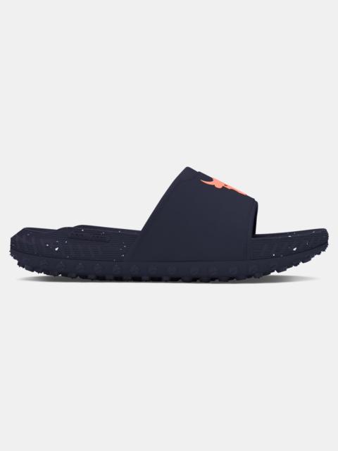 Under Armour Unisex Project Rock 3 Slides | REVERSIBLE