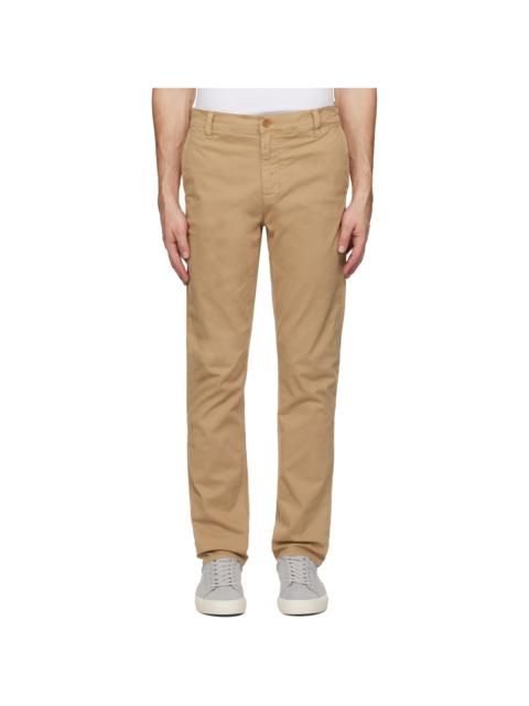 Nudie Jeans Beige Easy Alvin Trousers | REVERSIBLE