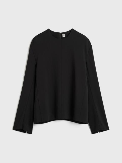 Totême Broad cady top black | REVERSIBLE