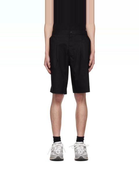 Reigning Champ Black Solotex Linen Pavilion 10" Shorts | REVERSIBLE