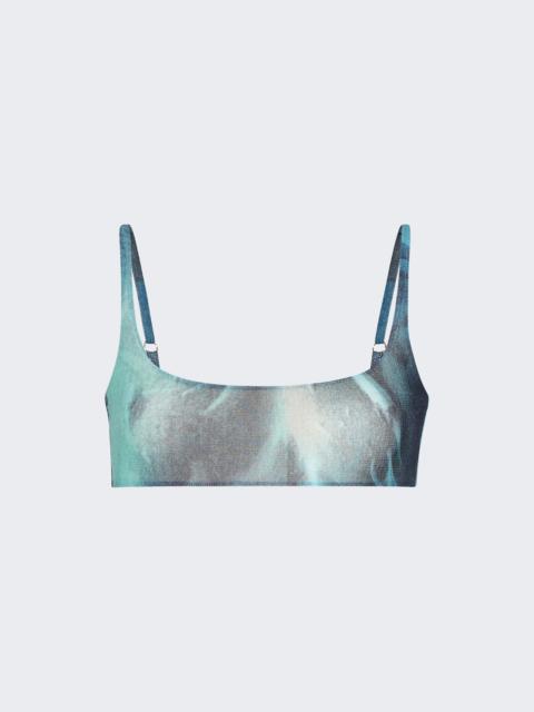 Jean Paul Gaultier Mesh Bra Water Print | REVERSIBLE