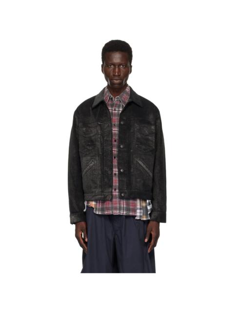NEEDLES Black Penny Jacket | REVERSIBLE