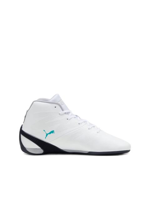 PUMA MAPF1 Carbon Cat Mid "White Sheen Green" sneakers | REVERSIBLE