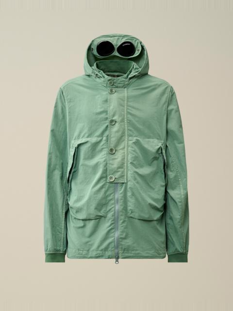 C.P. Company Flatt Nylon Goggle Overshirt | REVERSIBLE