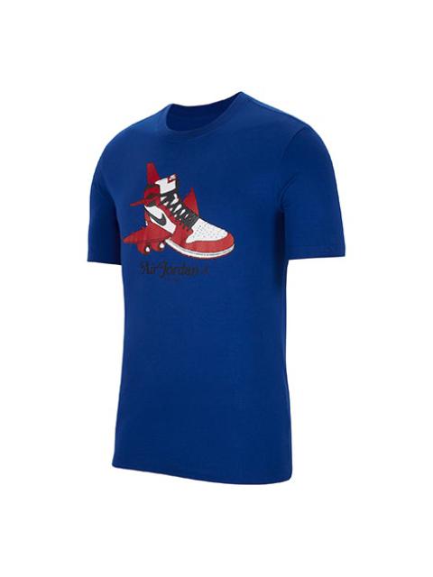 Jordan Air Jordan 'First in Flight' Printing Male Blue CN3597-455 ...