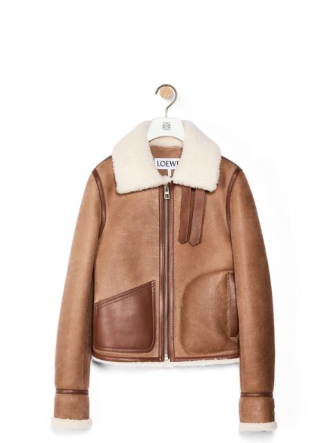 Loewe Aviator jacket in shearling | REVERSIBLE