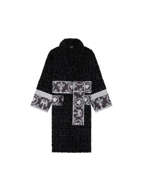 VERSACE Versace Bathrobe 'Black/Black' | REVERSIBLE