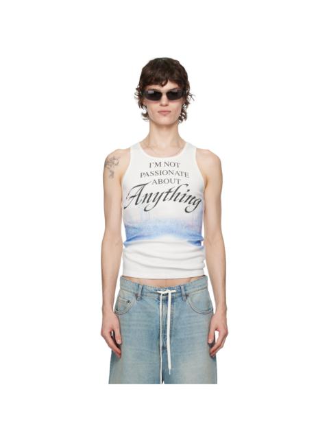 Praying White Passion Tank Top | REVERSIBLE