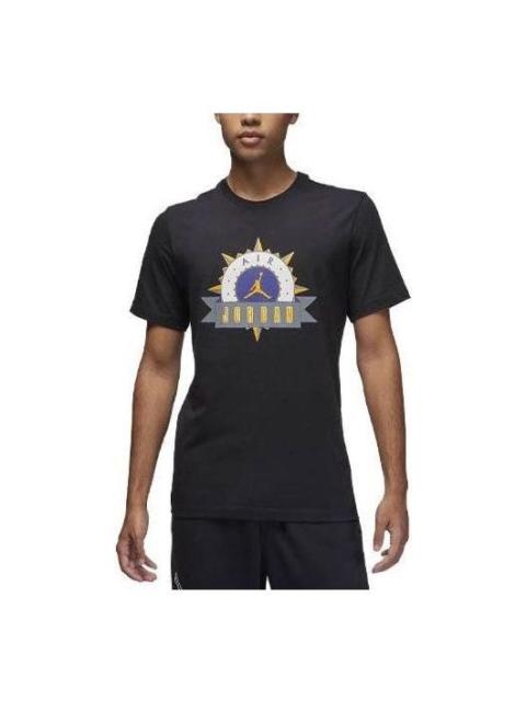 Jordan Air Jordan Flight MVP Logo T-Shirt 'Black' FD8227-010 | REVERSIBLE