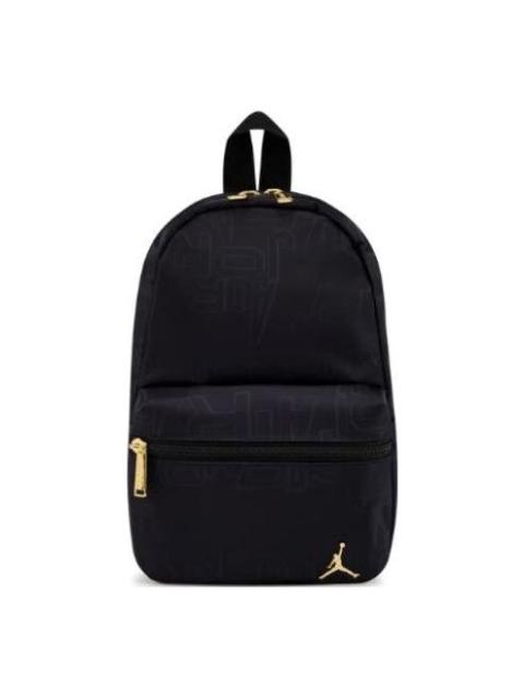 Jordan Air Jordan Mini Backpack 'Black Gold' FV6166-010 | REVERSIBLE