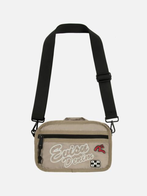 EVISU LOGO EMBROIDERY MESSENGER BAG | REVERSIBLE