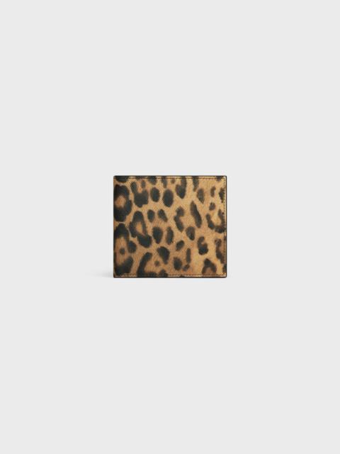 CELINE Bi-fold Wallet with Coin Compartment in Celine canvas with ...