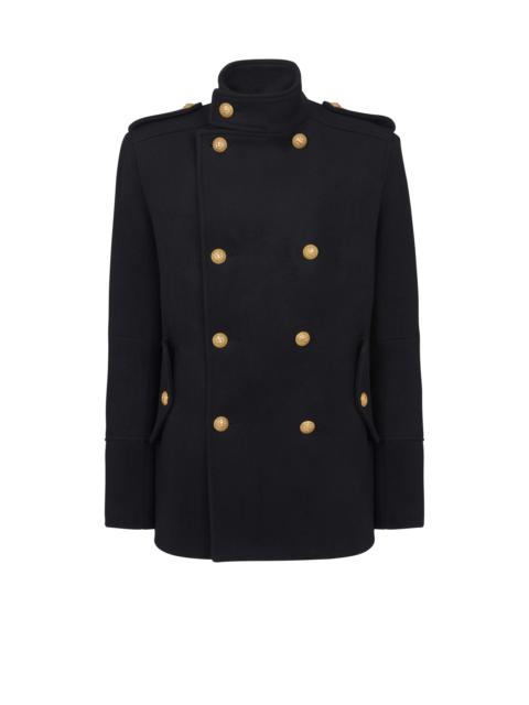 Balmain Short military-style coat | REVERSIBLE