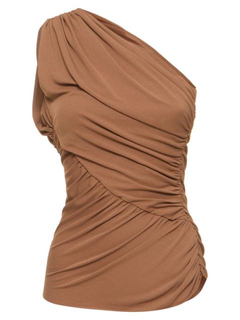 Rick Owens Amira draped one-shoulder top | REVERSIBLE