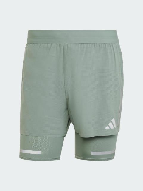 adidas Ultimate Running Reflective 2-in-1 Shorts | REVERSIBLE
