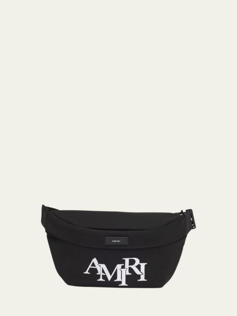 AMIRI Men's Staggered Logo Belt Bag | REVERSIBLE