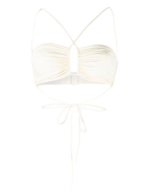 MAGDA BUTRYM criss-cross bandeau top | REVERSIBLE