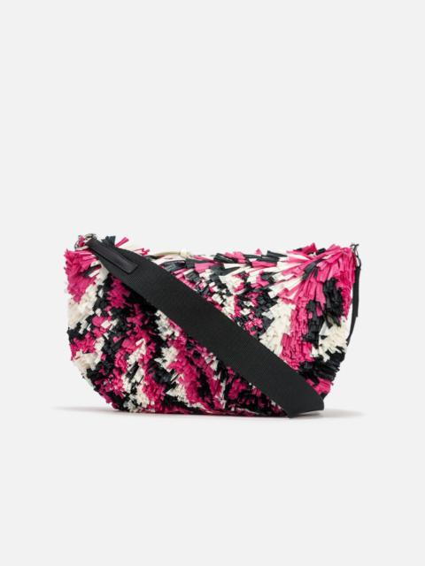 Collina Strada DEADSTOCK RAFFIA MOON BAG | REVERSIBLE