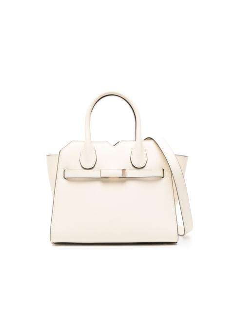 Valextra mini Milano leather tote bag | REVERSIBLE