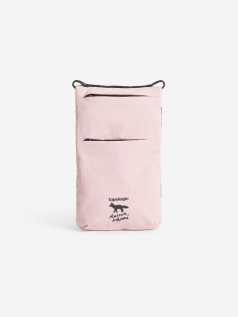 Maison Kitsuné TOPOLOGIE x MAISON KITSUNE PHONE POUCH | REVERSIBLE