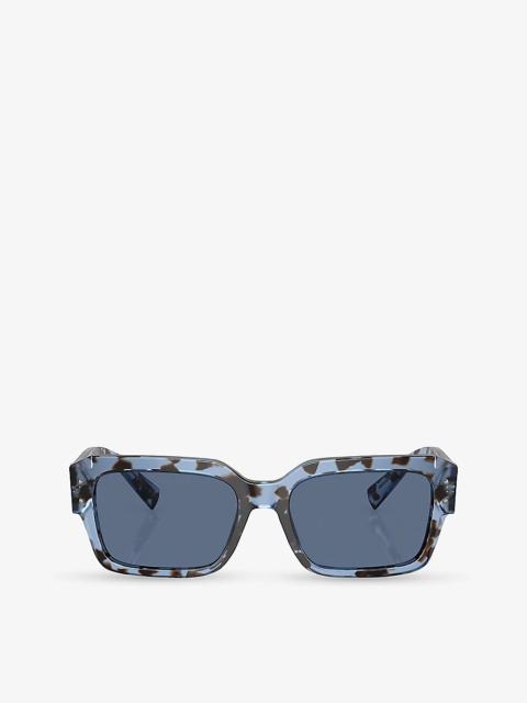 Dolce & Gabbana DG4460 Square-Frame Acetate Sunglasses | REVERSIBLE