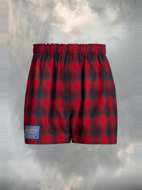 Maison Margiela Pendleton shorts | REVERSIBLE