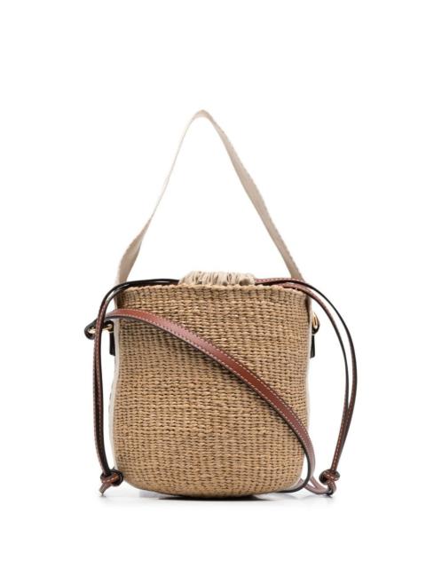 Chloé Marcie small straw bucket bag | REVERSIBLE