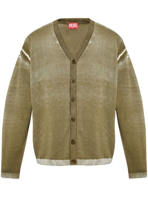 Diesel V-neck cardigan | REVERSIBLE