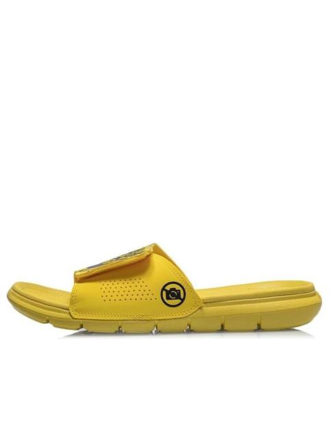 Li-Ning Li-Ning Badfive Basketball Slides 'Yellow' ABTR007-2 | REVERSIBLE