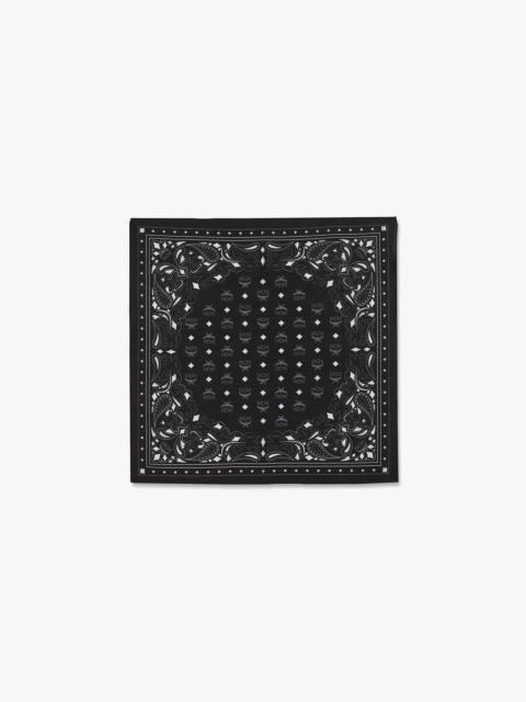 MCM Bandana Monogram Print Scarf | REVERSIBLE