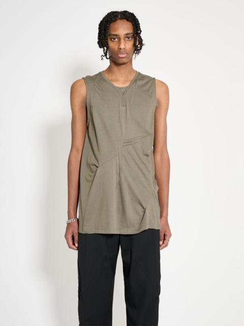 Kiko Kostadinov KIKO KOSTADINOV DEULTUM DARTED VEST TAUPE | REVERSIBLE