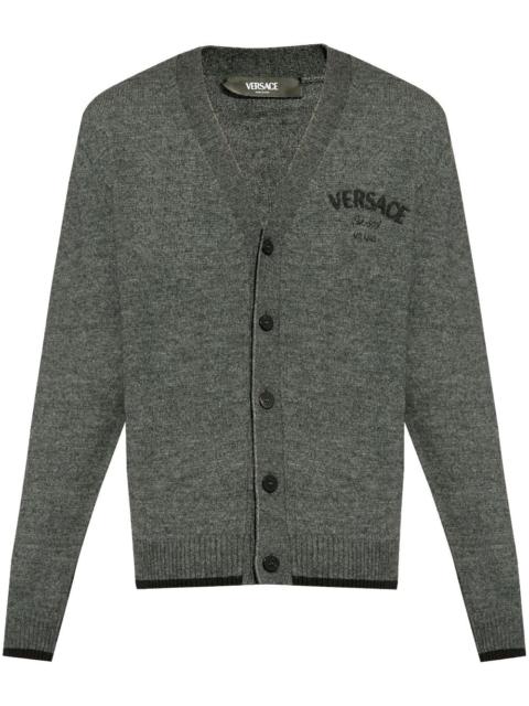 VERSACE stamp cardigan | REVERSIBLE