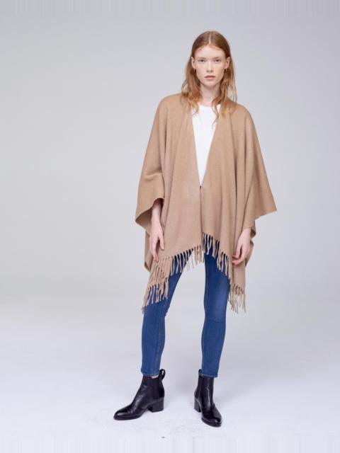 rag & bone Classic Cashmere Poncho Midweight Poncho | REVERSIBLE