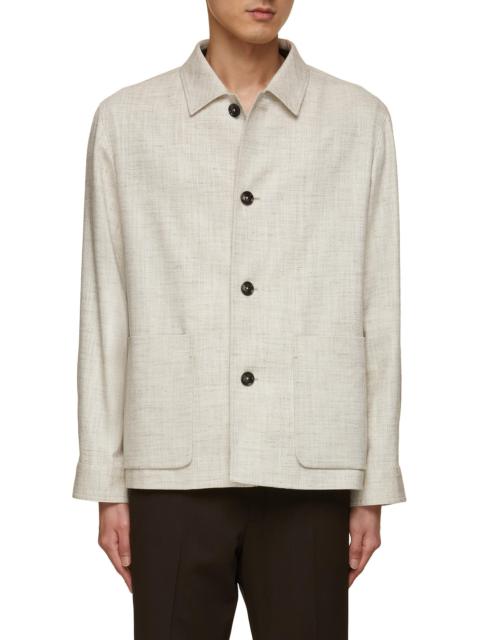 ZEGNA BUTTON UP CHORE JACKET | REVERSIBLE
