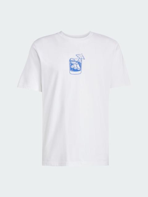 adidas Lounge Drink Graphic Tee | REVERSIBLE