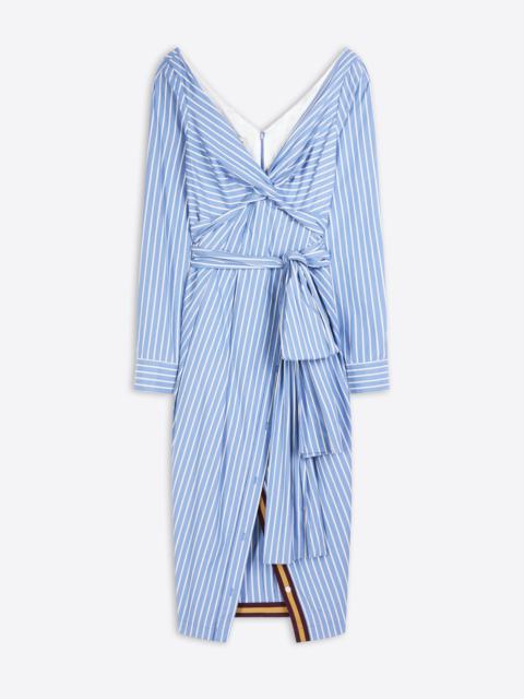 Dries Van Noten DRAPED SHIRT DRESS | REVERSIBLE