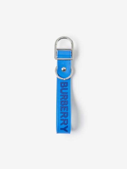 Burberry Logo Detail Silicone Key Ring | REVERSIBLE