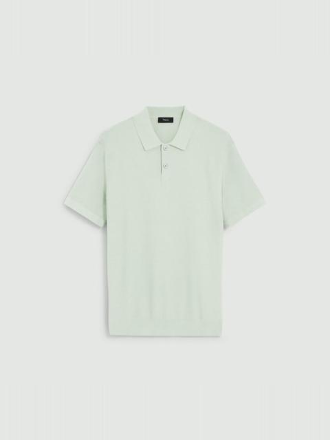 Theory Goris Polo Shirt in Light Bilen | REVERSIBLE