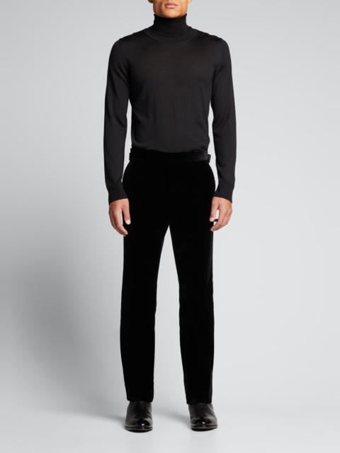 Ralph Lauren Men's Velvet Side-Fastener Pants | REVERSIBLE